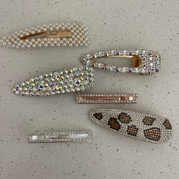 Accessories | Sparkle Hair Clips Bundle | Poshmark